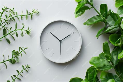 Premium Photo Timeless Simplicity Minimalist Clock Design