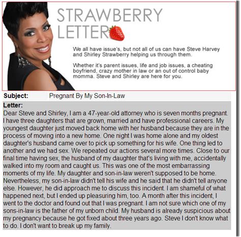 Steve Harvey Strawberry Letter ~ Thankyou Letter