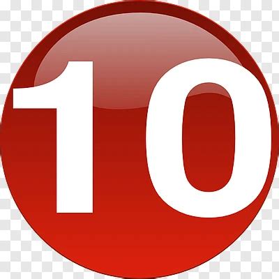 Numbers In Red Circle