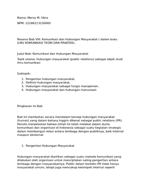 Pak Dan Public Speaking Mersy Ubra Pdf