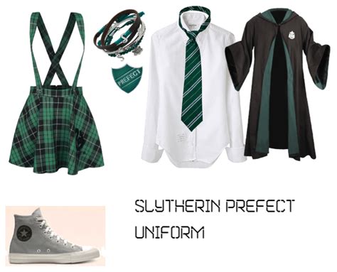 Slytherin Prefect Uniform Outfit Shoplook