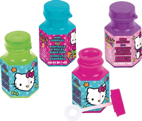 Rainbow Hello Kitty Mini Non Toxic Bubbles For Birthday Party Favours