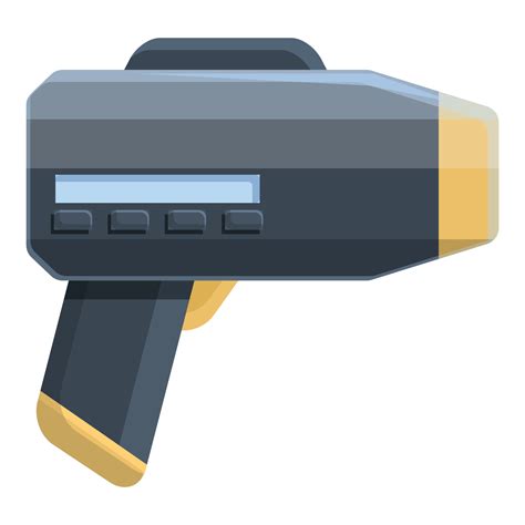 Speed Radar Gun Icon Cartoon Style 14346865 Vector Art At Vecteezy