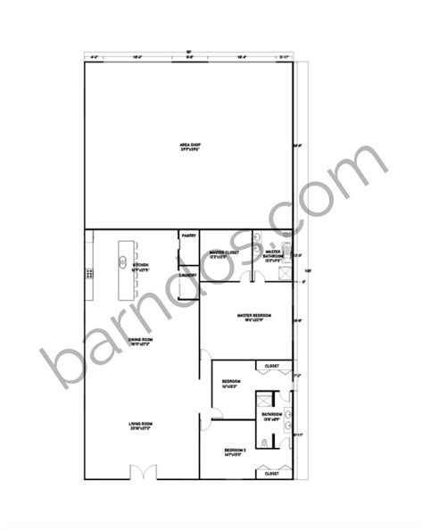 21 Impressive Barndominium Floor Plans That Have Shops The Perfect