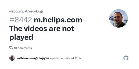 The Videos Are Not Played · Issue 8442 · Webcompat Web