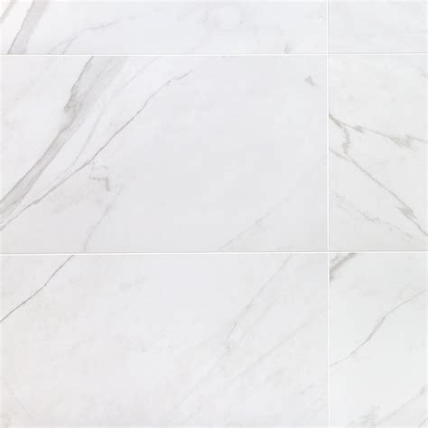 Basic Marble Bianco White 12x24 Matte Porcelain Tile