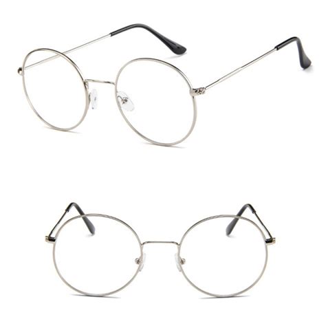 Unisex Korean Style Round Frame Clear Lens Glasses Grandado