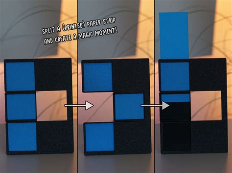 Paper Split Illusion Magic Trick By Fr33lab Makerworld Download Free