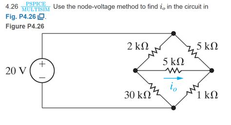 Solved 435 Solve Problem 426 Using The Mesh Current