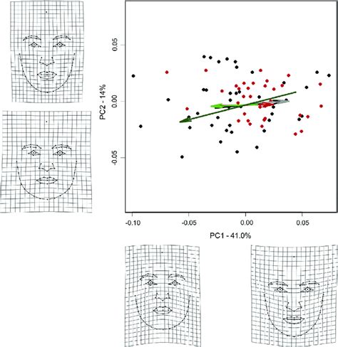 Shows A Scatterplot Of The First Two Principal Components Pc1 And Pc2