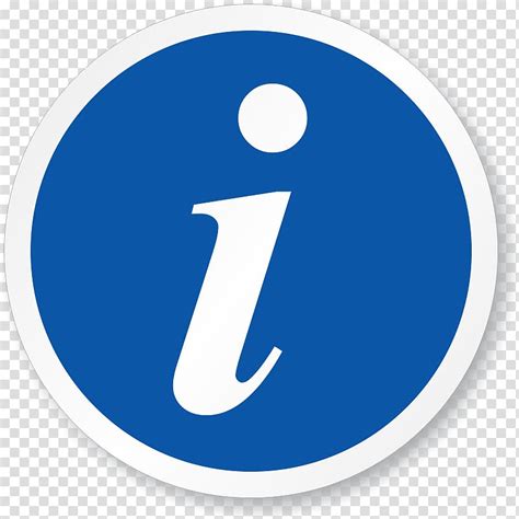 Free Download White And Blue Information Logo Information Sign