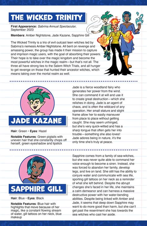 Archie Encyclopedia Update Jade Sapphire Archie Comics