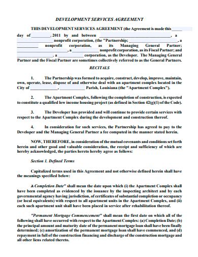Free 10 Services Agreement Samples In Pdf