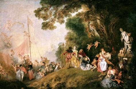 Antoine Watteau Pilgrimage To Cythera 1718 1721 Rococo Art Rococo