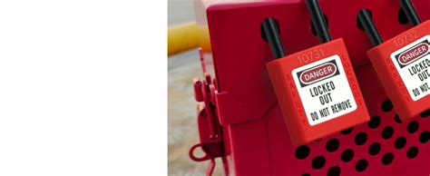 Red Lockout Tagout Safety Padlock Kit 5 Pack Nylon Osha