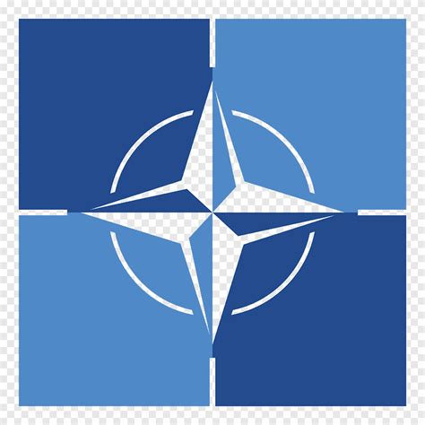 Bendera Logo Nato Badan Dukungan Dan Pengadaan Nato Seperti Simbol