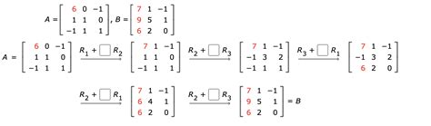 solved show that the given matrices are row equivalent and