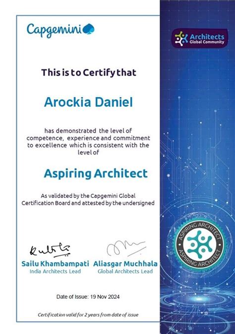 Architectsummit Capgemini Arockia Daniel 13 Comments