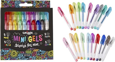 Smiggle Mini Gel Pens X20 Coloured Scented Multi Pack Bigamart