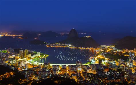 Port City Night Bing Theme Wallpaper Preview