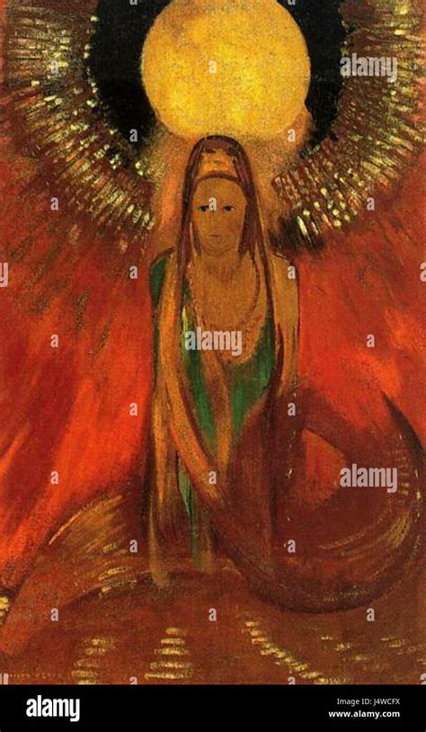 The Flame By Odilon Redon Is A Notable Work From The Symbolist