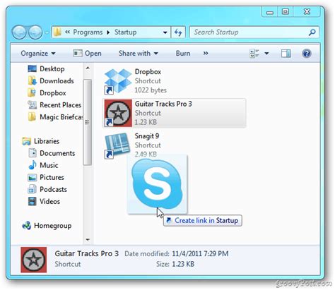 Windows 7 Make Programs Run Automatically During Startup