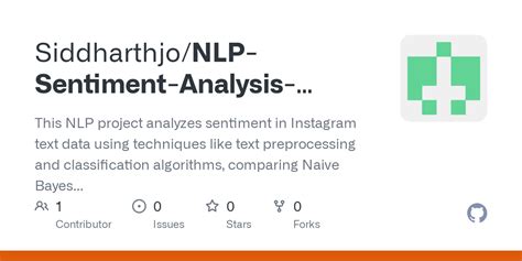 Github Siddharthjonlp Sentiment Analysis Instagram This Nlp Project