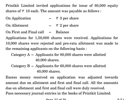 Printkit Limited Invited Applications For Issue Of 80000 Equity Shares O