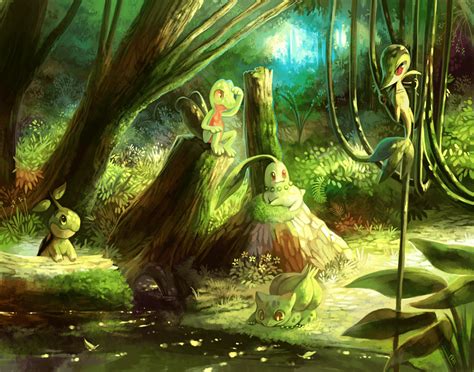 Pokémon Grass Type Wallpapers Wallpaper Cave