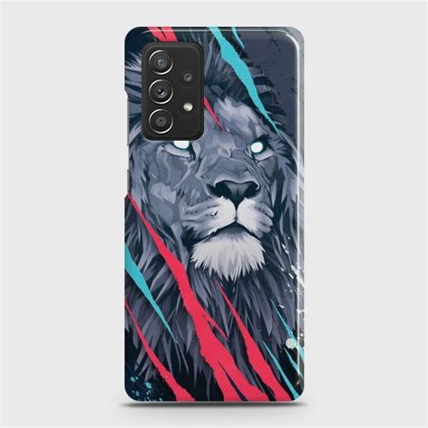 Samsung Galaxy A52 Abstract Animated Lion Case