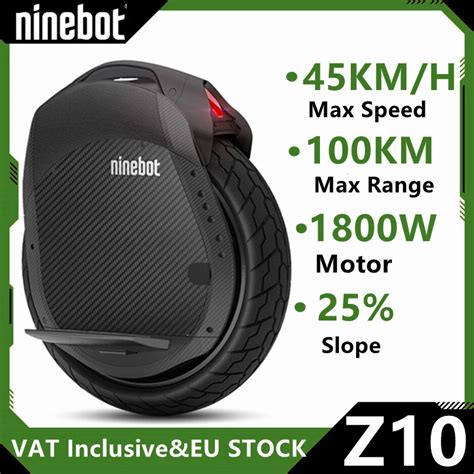 Eu Stock Original Ninebot By Segway One Z10 Electric Unicycle One Wheel
