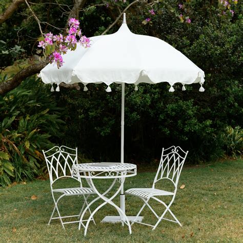 White Tassel Umbrella Optimum Event Hire