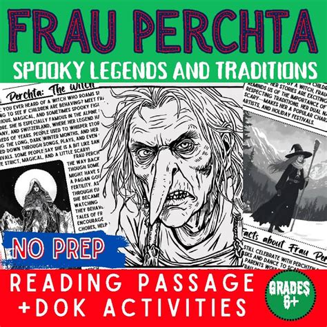 Legend Of Frau Perchta Winter Witch Upper Elementary Reading And Stem Bundle