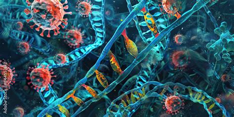 Virus Assembly And Release An Animation Showing How The Creation Of