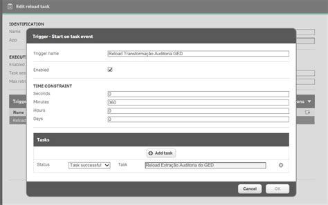 solved sense qmc como criar uma task com 3 reloads qlik community