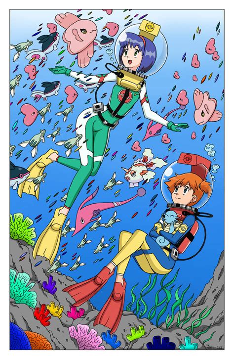 Erikas Underwater Experience Color Commission By The Sakura Samurai