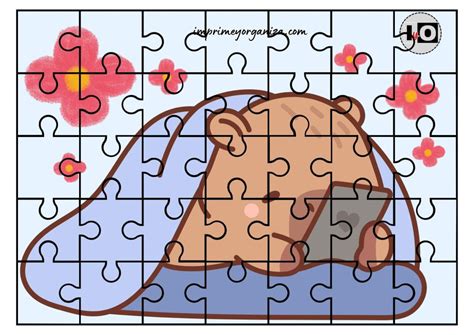 Puzzles De Capibaras Para Imprimir En Pdf Gratis