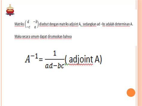 Invers Matriks Ppt