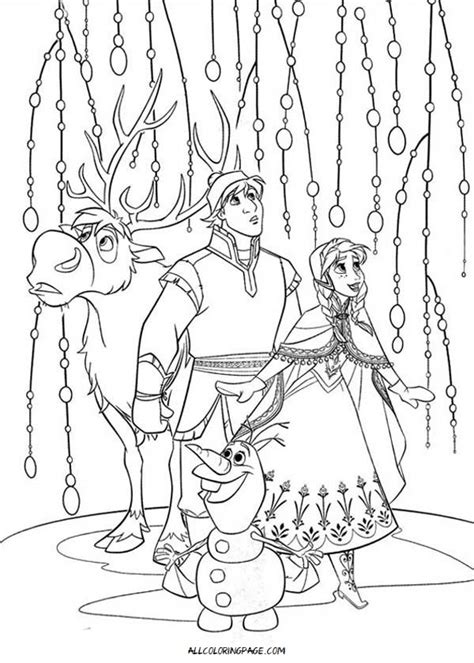 Frozen Coloring Pages Free Printable Coloring Page