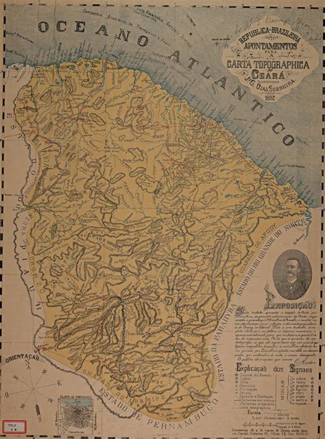 Galocha Cultural Mapa Apontamentos Para A Carta Topográfica Do Ceará