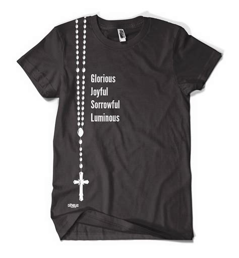 Rosary Shirt Religious Tshirt Design Catholic T Shirts Catholic Tshirts
