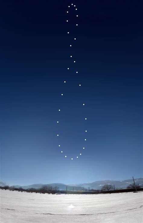 Infinite Loop See The Suns Yearlong Figure Eight In The Sky Photo