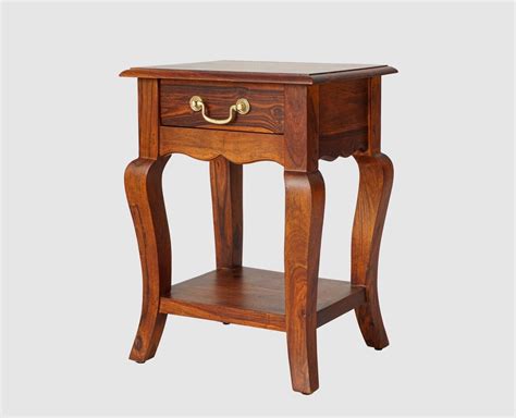 Denmark Solid Wood Bedside Table