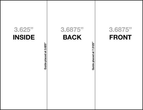 Brochure Template Dimensions