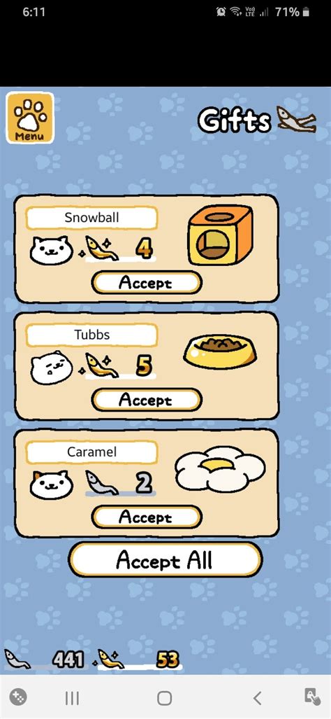 Didnt Realize That The Orange Cube Actually Worked R Nekoatsume