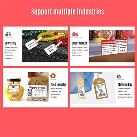 Label Printer Portable Wireless Bluetooth Hermal Label Maker Sticker