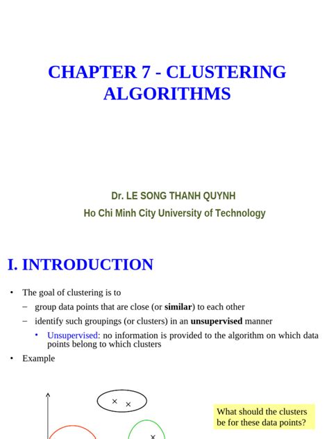 Chapter 7 Clustering Pdf Cluster Analysis Machine Learning