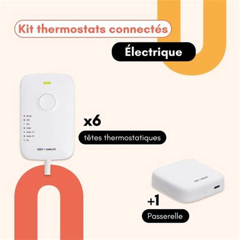 Pack De 6 Thermostats Pour Chauffage électrique Boitier De Pilotage
