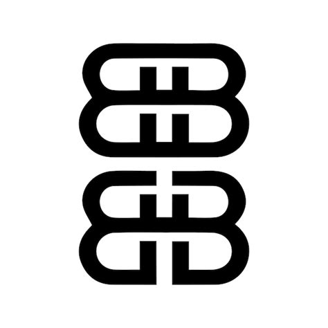 Premium Vector Double B Bb Logo Design