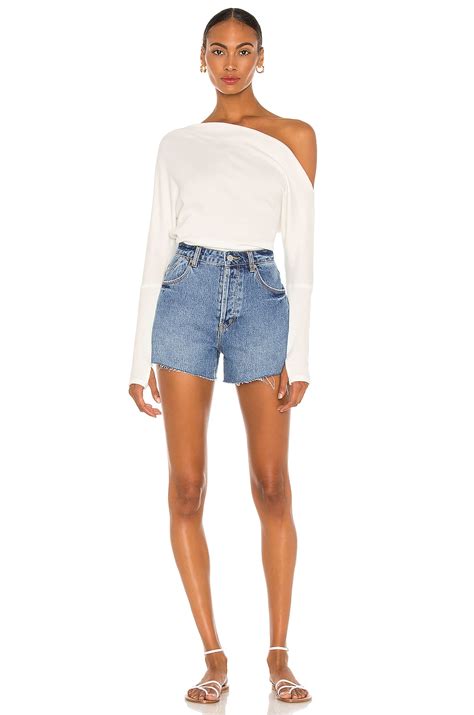 Free People X We The Free Fuji Thermal Top In Ivory Revolve